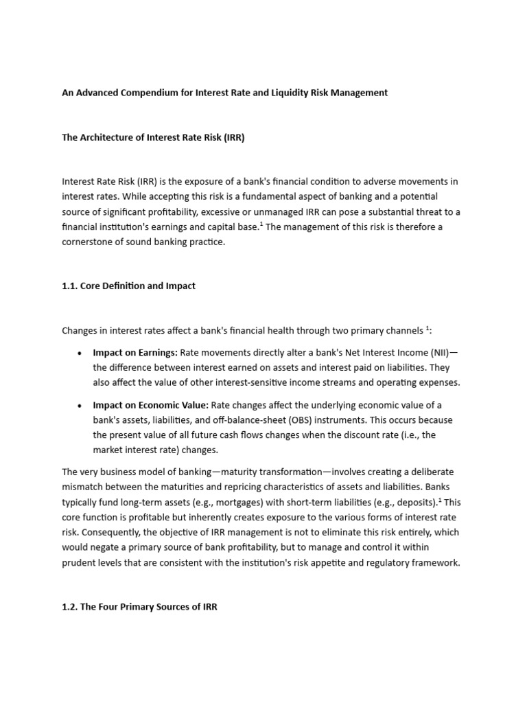 GPT Summary | PDF | Banks | Value At Risk