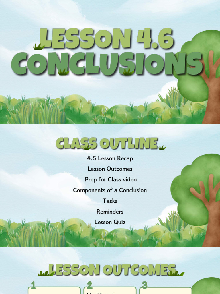 Components of an Essay Conclusion | PDF | Essays | Thesis