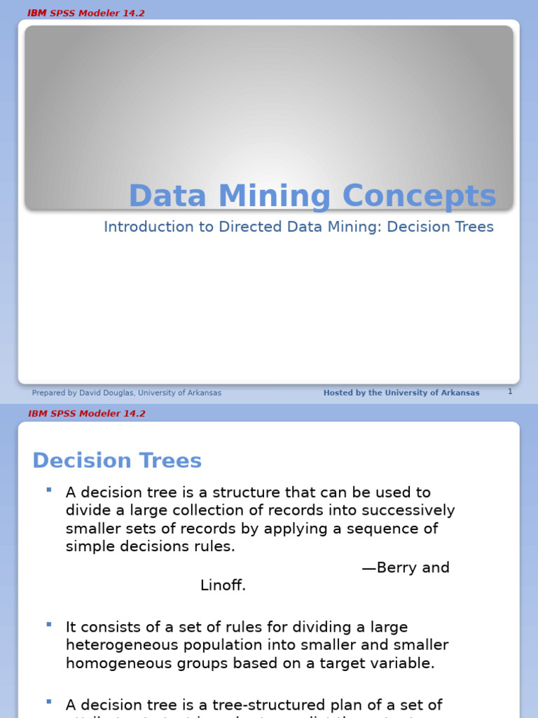 IBM SPSS Modeler - Decision Trees | PDF | Applied Mathematics | Algorithms