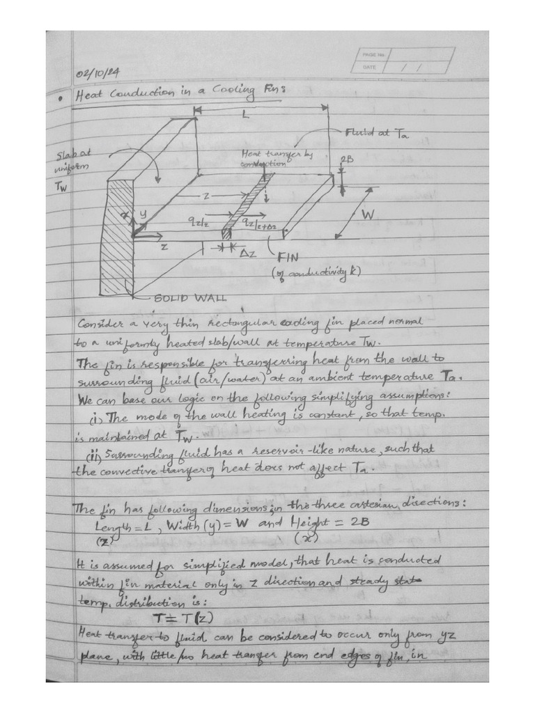 TP - Shell Energy Balance - Cooling Fin | PDF