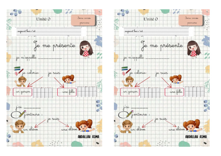 Je Me Presente Fille | PDF