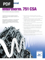Intertherm 751CSA | PDF | Corrosion | Thermal Insulation