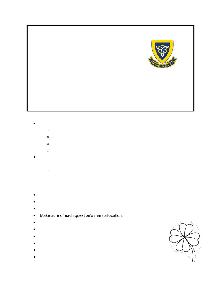 June Exam Paper 1 2023.1 | PDF | A Tale Of Two Cities | Sleep