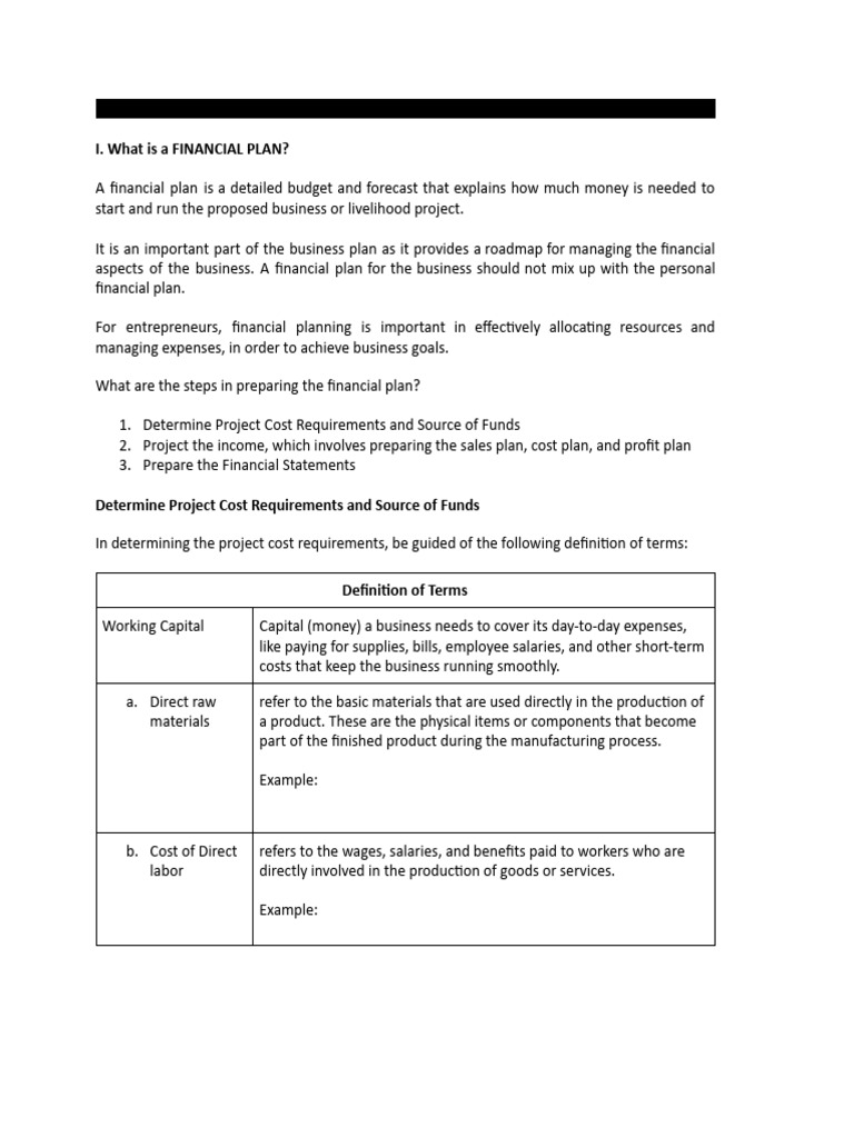 Session 7 Financial Plan | PDF | Debits And Credits | Equity (Finance)