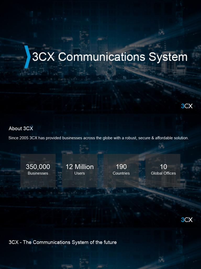 3CX Communications System | PDF | Customer Relationship Management ...