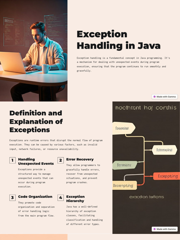 Exception Handling in Java | PDF | Computer Program | Programming