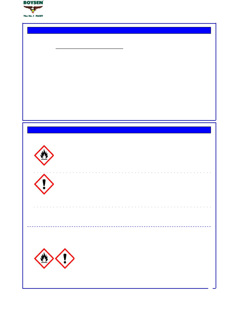 B-1205 Boysen Lacquer Flo 0522 | PDF | Dangerous Goods | Toxicity