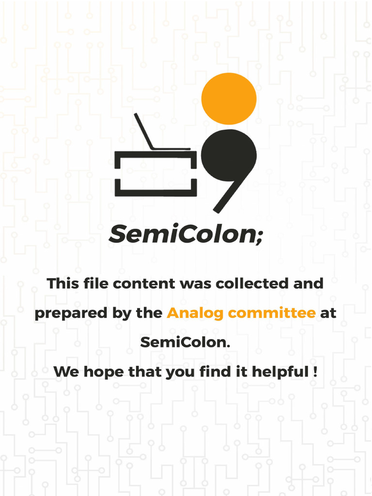 Preparation Quiz 1 - Semi Colon AIC Design Workshop - Edited | PDF ...