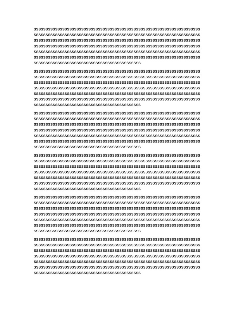 Sssss | PDF