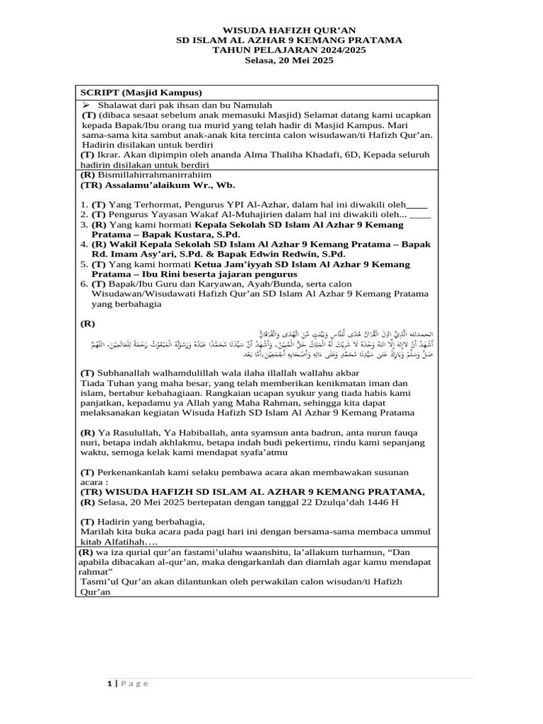 Script MC | PDF