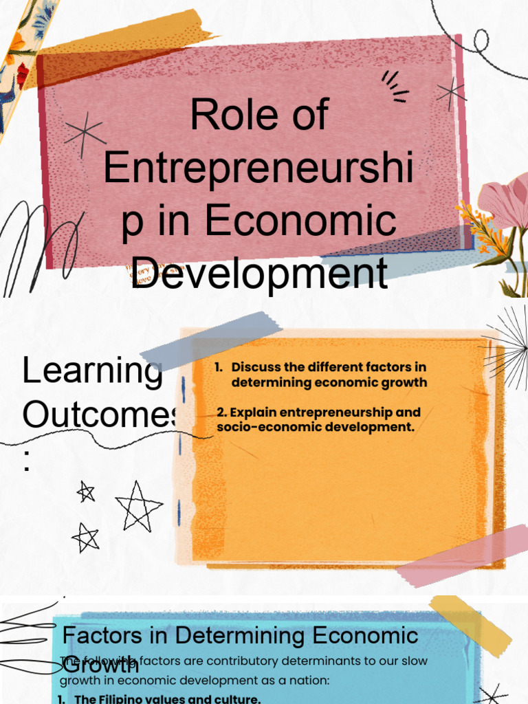 Impact of Entrepreneurship on Economic Growth | PDF | Entrepreneurship ...