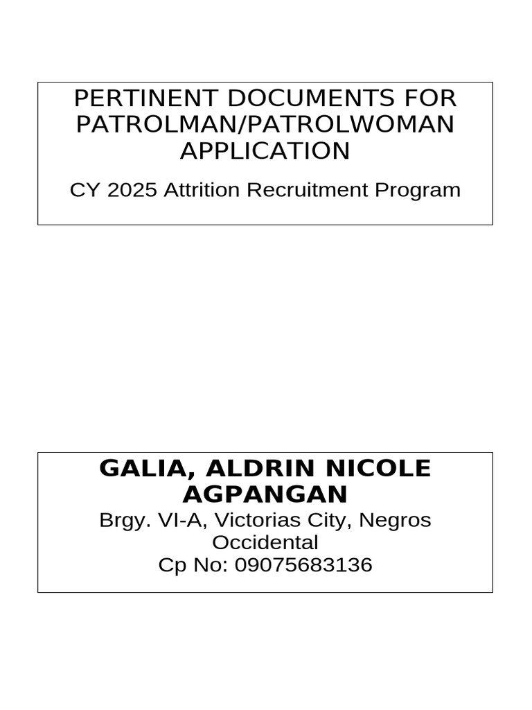Cover Page PNP PRINT | PDF