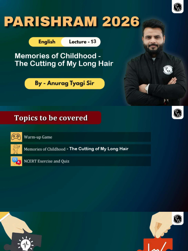 Vistas - Memories of Childhood - The Cutting of My Long Hair 13: Class ...