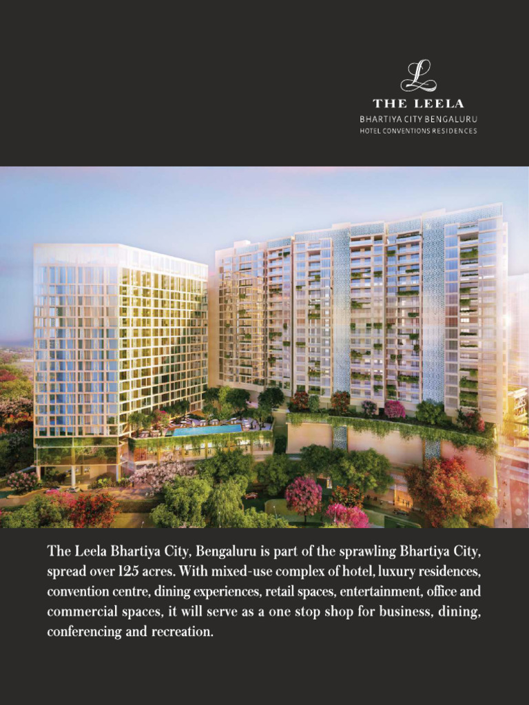 The Leela Bhartiya City Overview | PDF | Hospitality Industry