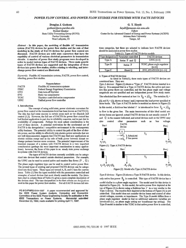 Power Flow Control Powerflowst Es Forsyste S Facts Devices: G. Gotham ...