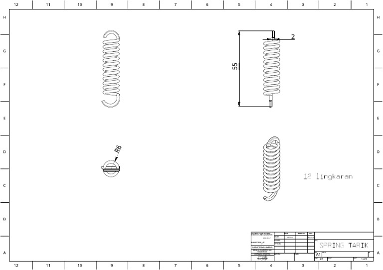 Assembly 1 Drawing 1 | PDF