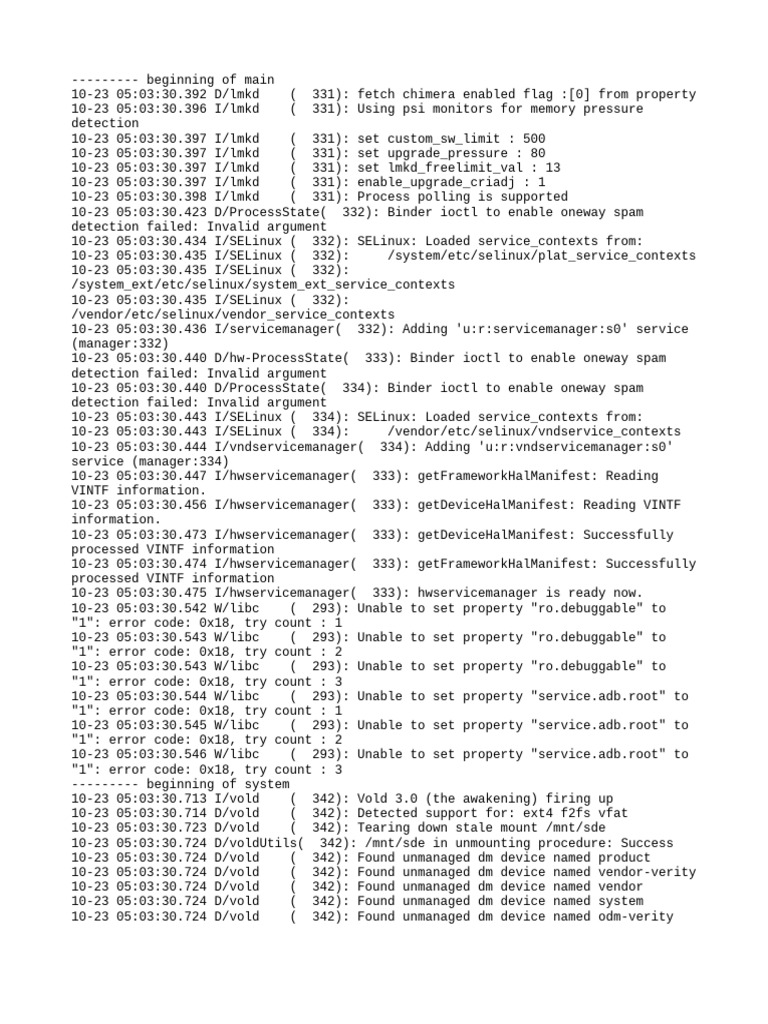 Logcat Prev CSC Log | PDF | Computer Architecture | Software