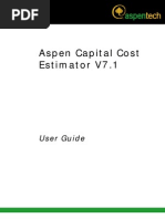 Using Aspen Capital Cost Estimator | PDF | Distillation | Simulation