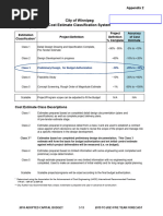 Appendix A - Description of The Classes of Estimates Used by PSPC For ...