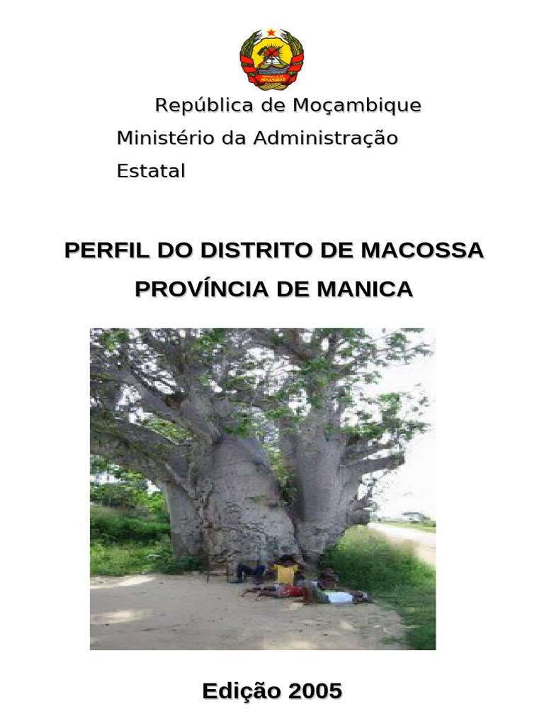 Perfil do Distrito de Macossa | PDF | Agricultura | Moçambique