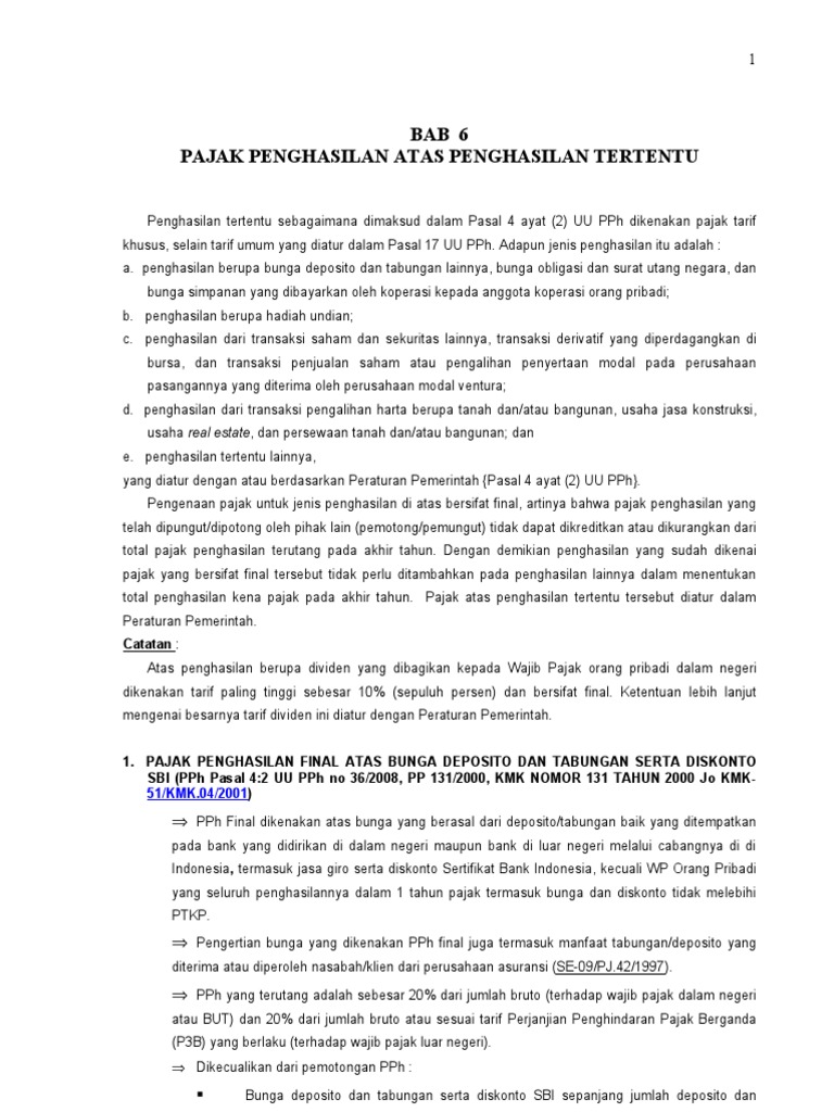 PPH Finalpenyusutan | PDF