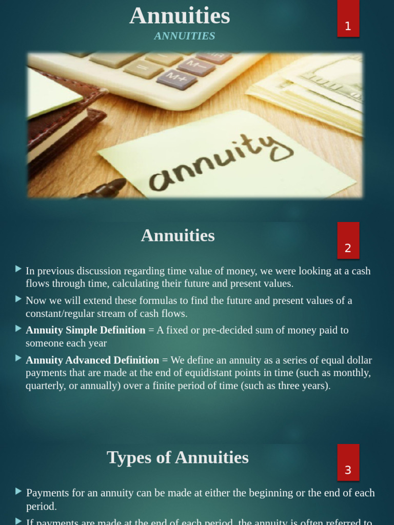 Lecture # 3 | PDF | Present Value | Time Value Of Money