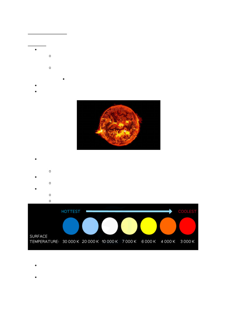 Understanding the Sun and Star Life Cycle | PDF | Stars | Sun