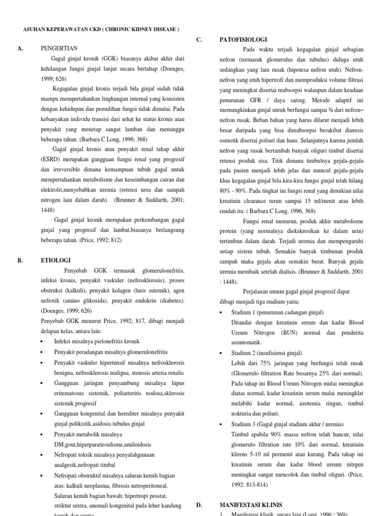 Askep CKD | PDF