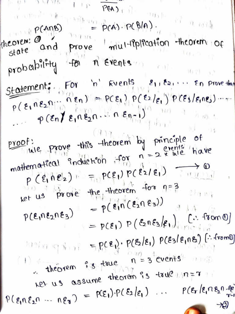Statistics Four Theorems Assignment | PDF