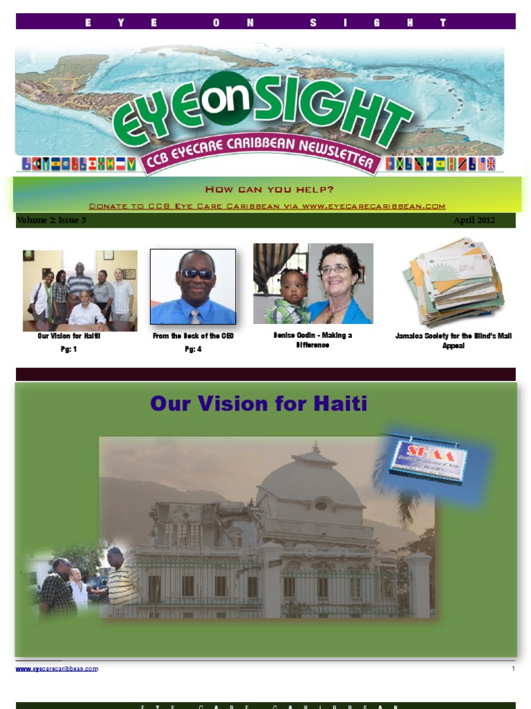 Vision Care for Haiti's Blind Population | PDF | Visual Impairment | Haiti