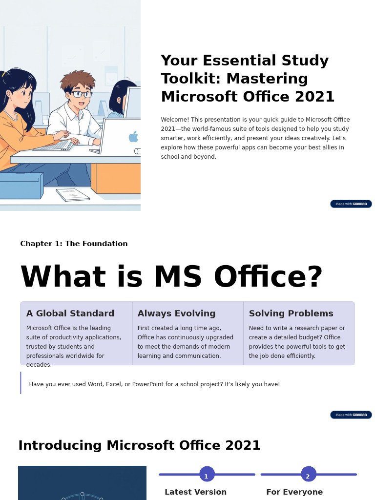 Your Essential Study Toolkit Mastering Microsoft Office 2021 | PDF | Microsoft Office ...