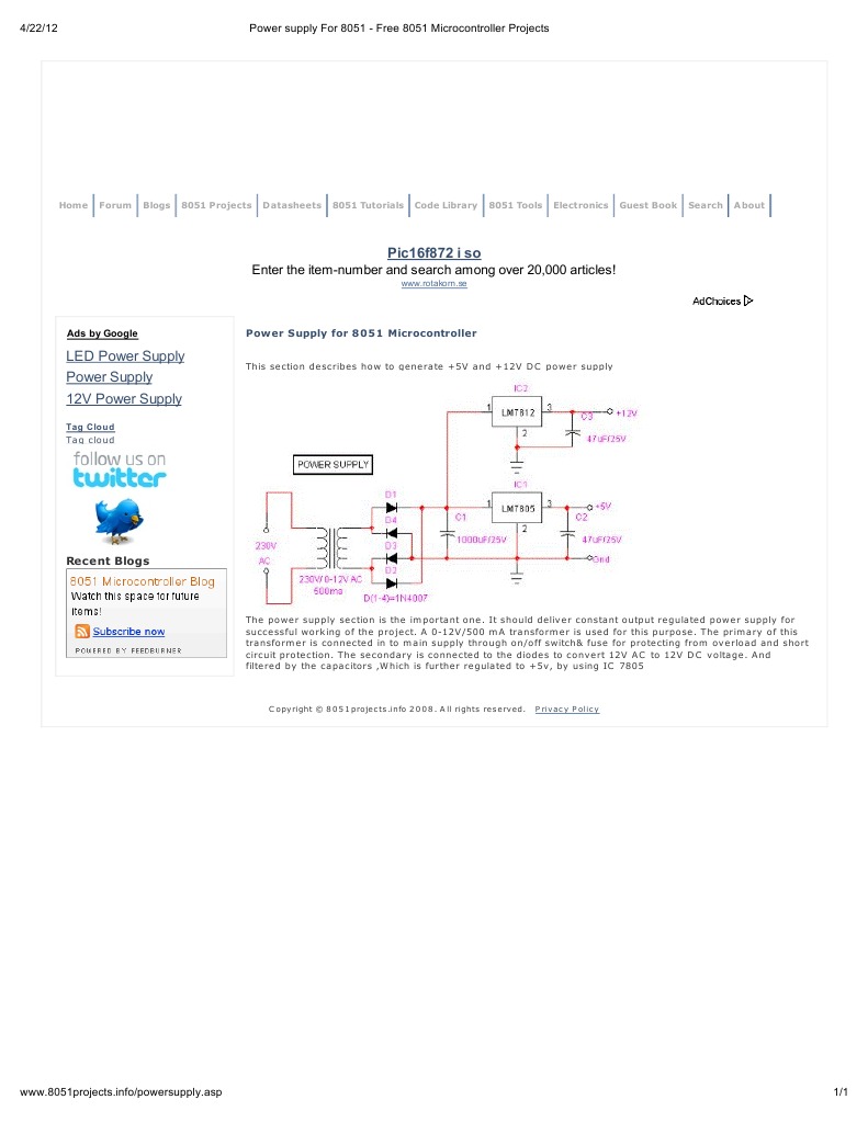 Power Supply | PDF | Home & Garden