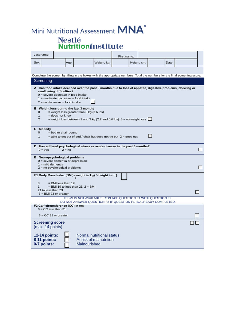 Mna Mini English | PDF
