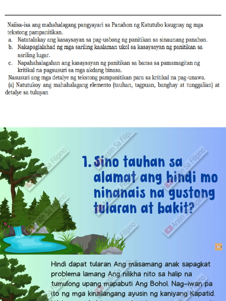 Pinagmulan NG Bohol-Week1 | PDF
