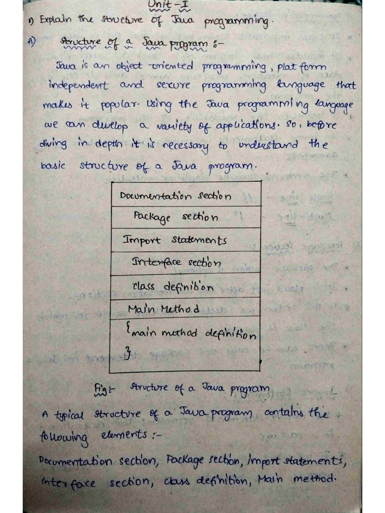 Java Mid-1 | PDF