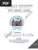 Security Company Profile Sample | PDF | Computers