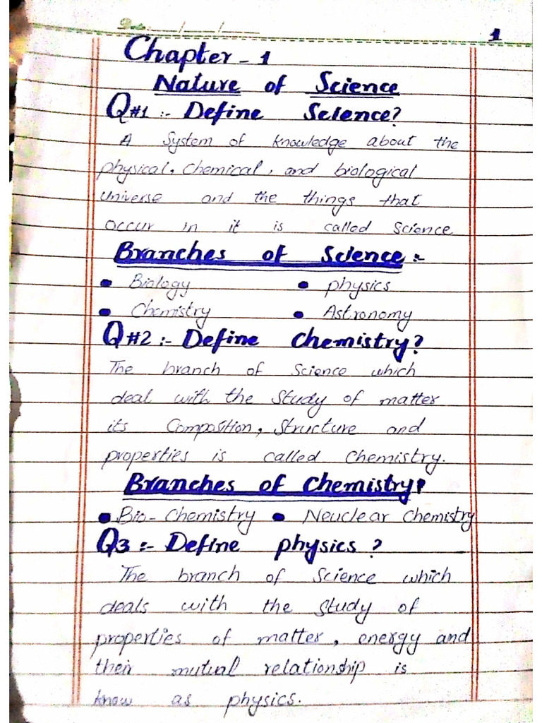 Physics Ch#1 Notes | PDF