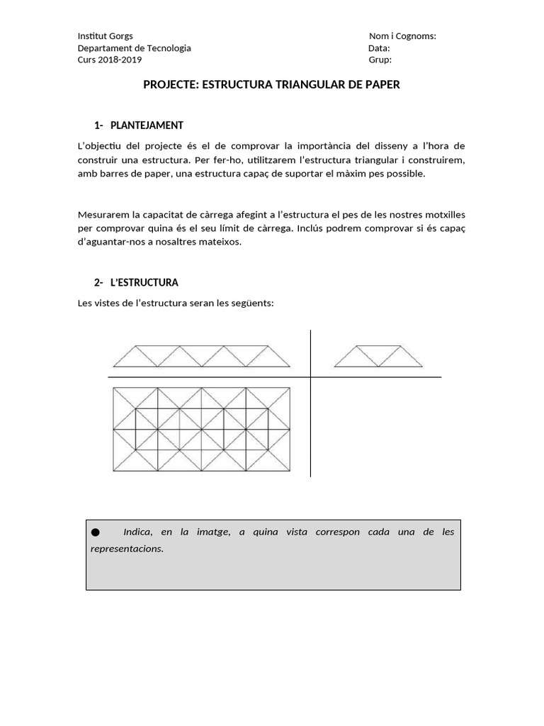 Estructura Triangular | PDF