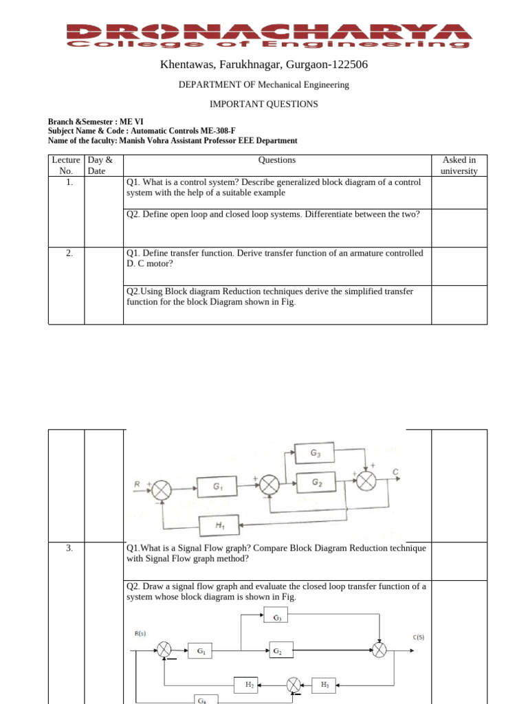 Important Questions for ME-308-F Exam | PDF | Computer Engineering ...