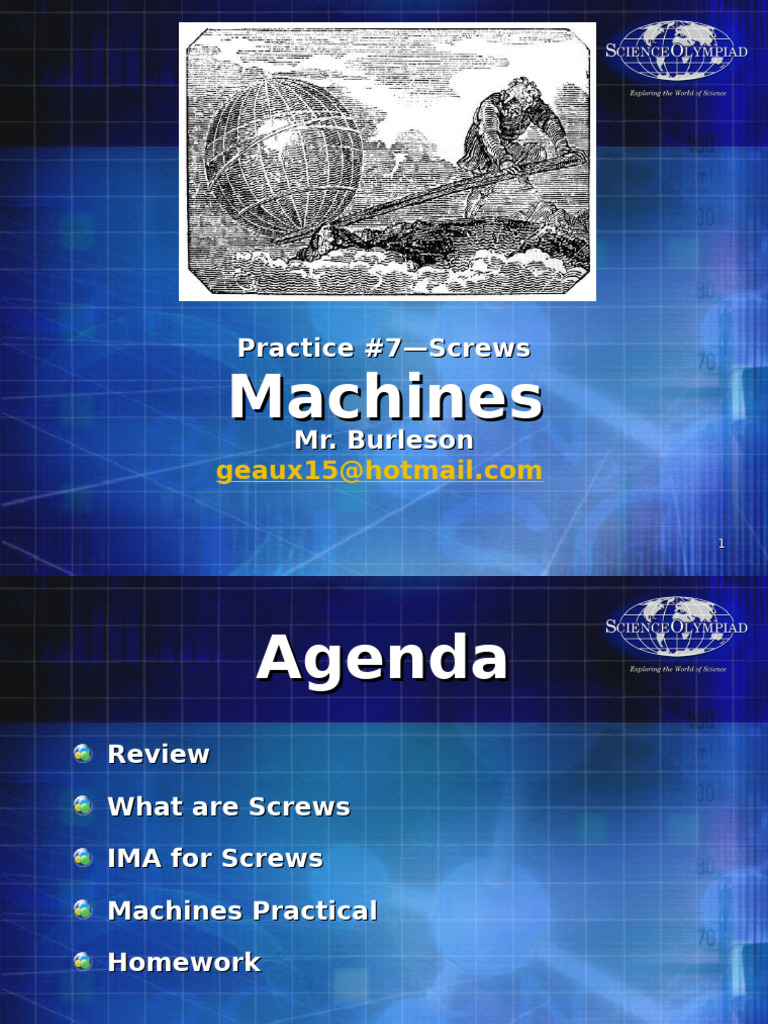 Simple Machines Slides Practice07 | PDF | Mechanics | Machines