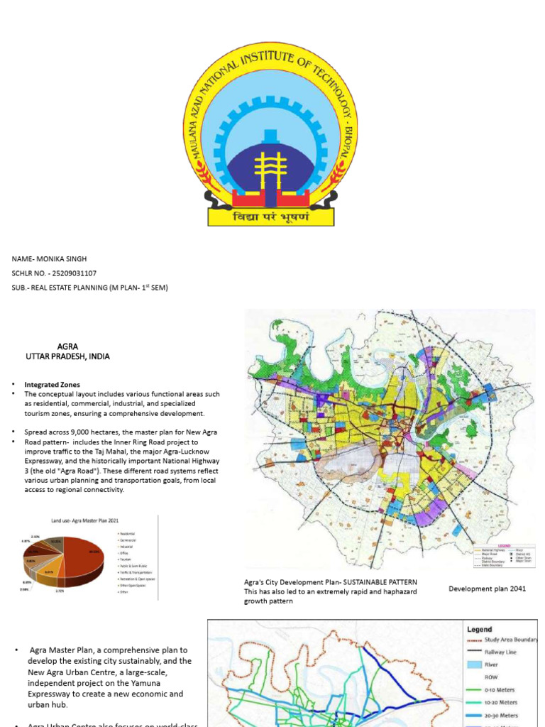 Agra Master Plan 2031 Overview | PDF