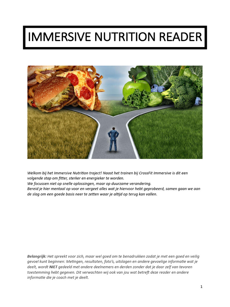 Immersive Nutrition Reader '25 | PDF