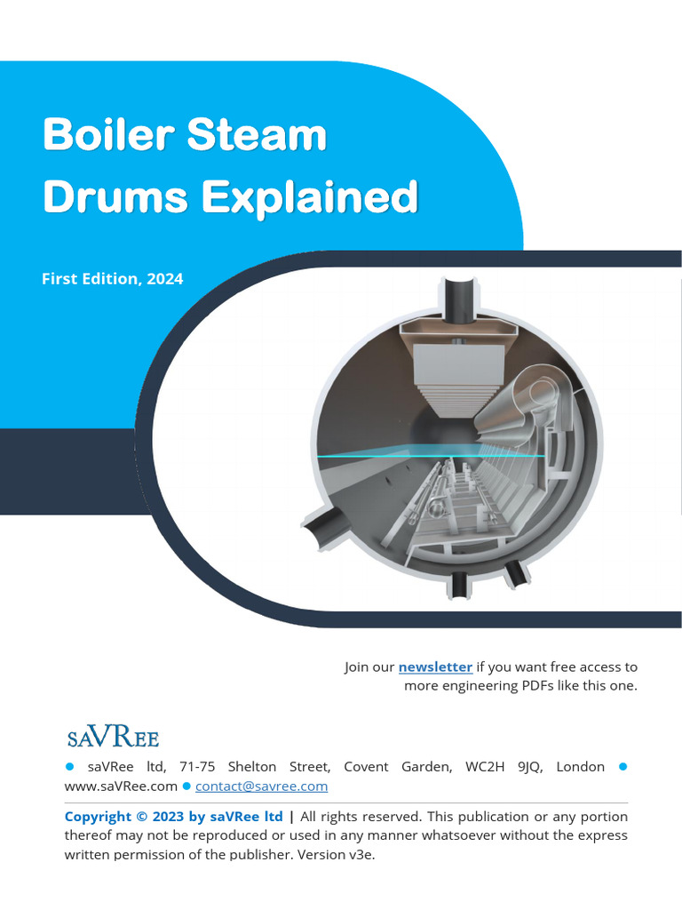 Boiler Steam Drums Explained | PDF | Boiler | Steam