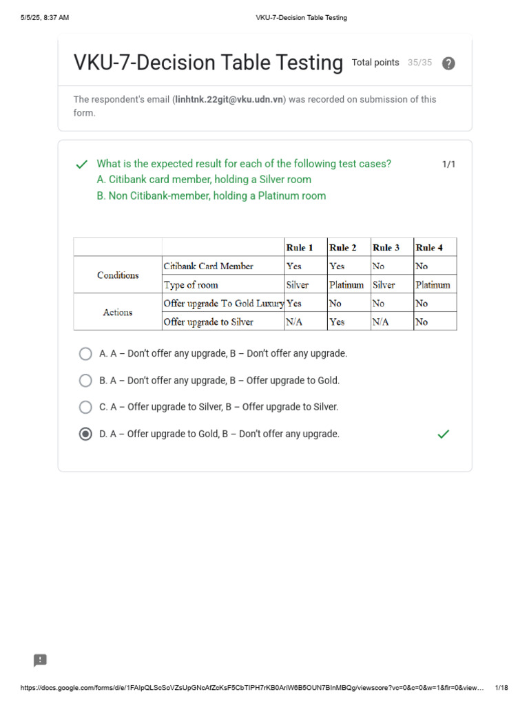 Decision Table Testing Guide | PDF | Software Testing | Software ...