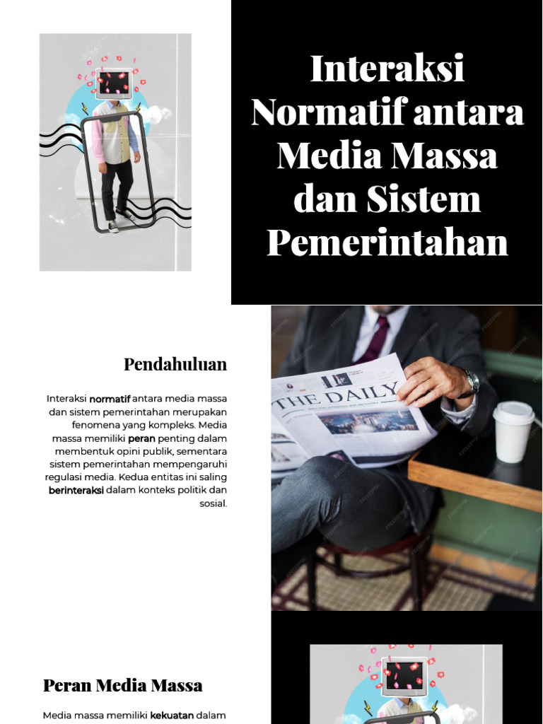 M8-Interaksi Normatif Antara Media Massa Dan Sistem Pemerintahan. | PDF