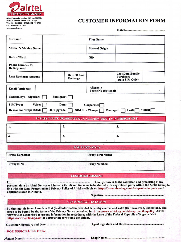 Swap Form 2 - 1 | PDF