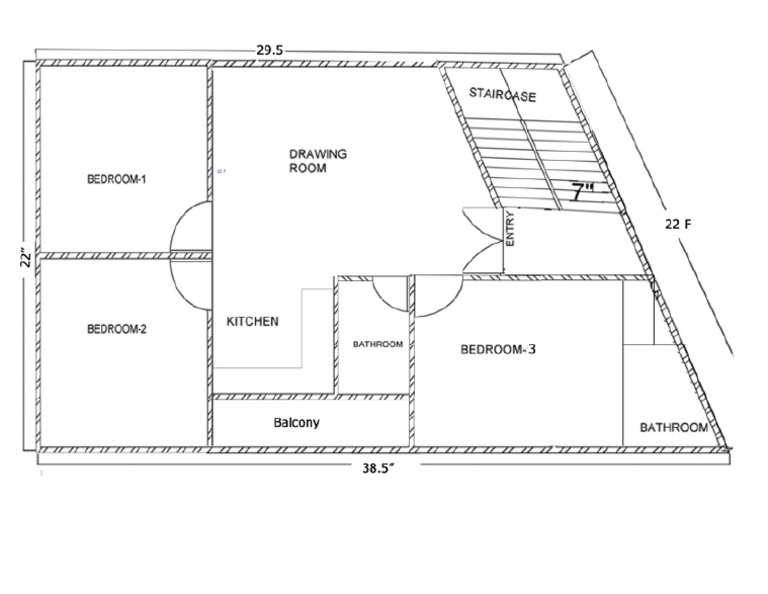 Gurgaon Plot Drawing | PDF
