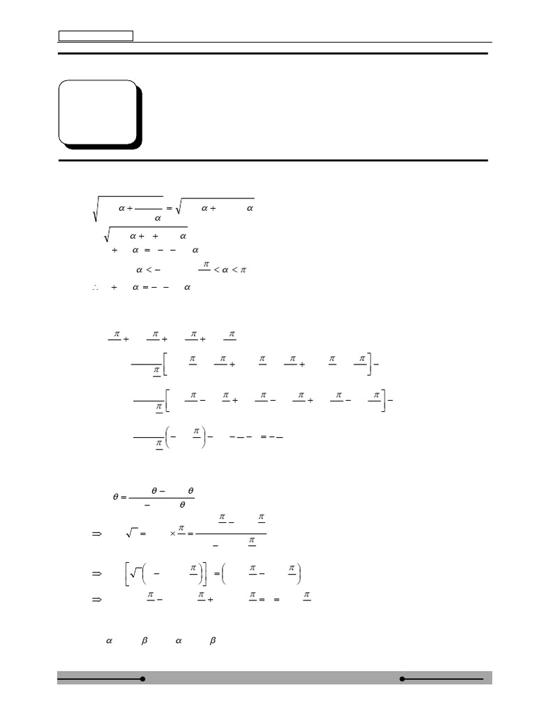 Trigonometric Ratios & Identities | PDF | Trigonometric Functions | Trigonometry