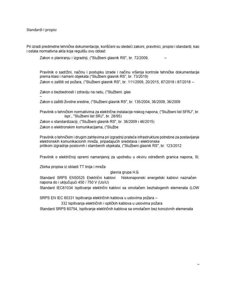 Standardi I Propisi | PDF