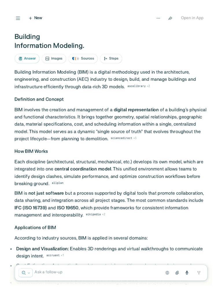Building Information Modeling. | PDF